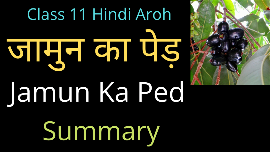 Jamun Ka Ped Class 11 Summary Keep Inspiring Me jamun-ka-ped-class-11-summary-keep-inspiring-me
